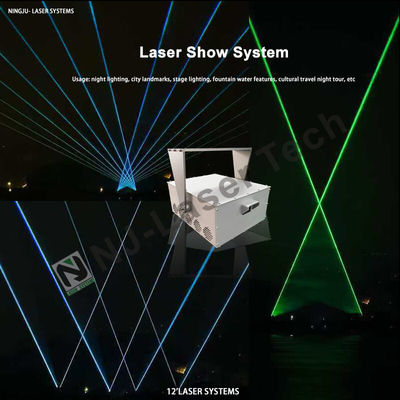 Wavelength 525nm Laser Light Source 80 Watts 50kg With Air Cooling